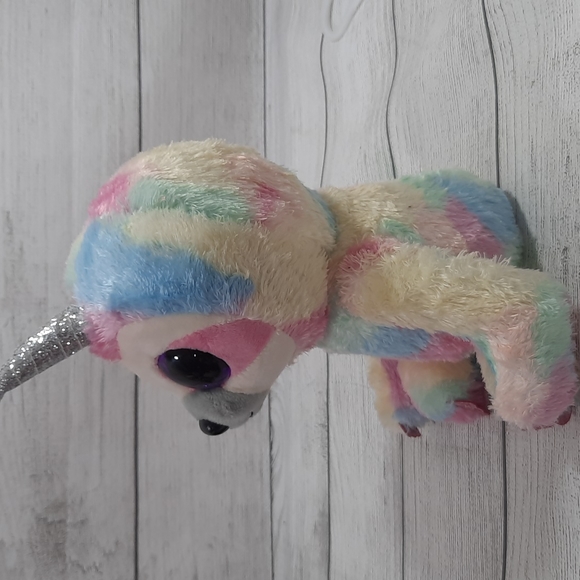Ty | Toys | Ty Beanie Boo Cooper Unicorn Sloth Tie Dye Plush | Poshmark